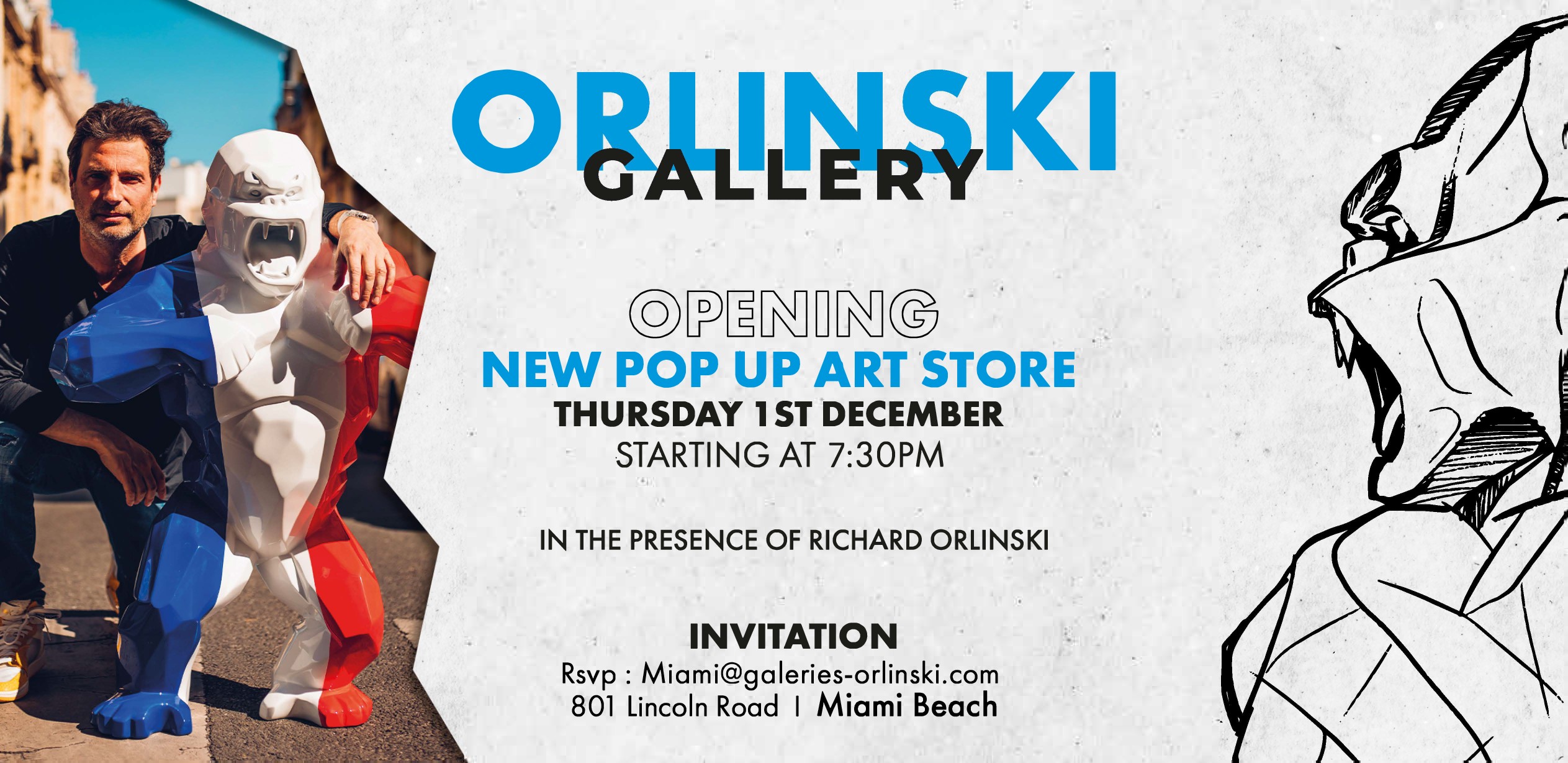 OPENING NEW POP UP ART STORE - Galeries Orlinski