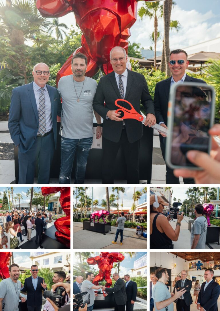L’INAUGURATION DES ŒUVRES MONUMENTALES À LINCOLN ROAD EN IMAGES ...