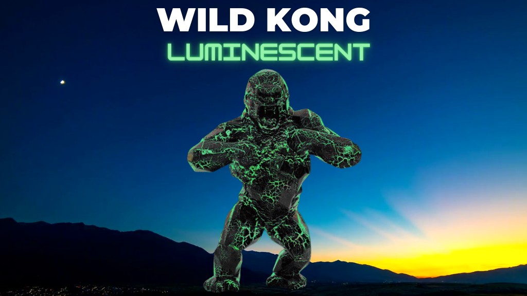 WIlD KONG LUMINESCENT - Galeries Orlinski